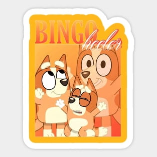 Kira Sticker With Bingo Bluey Bluey S For Kids, Bluey S Party Favors ...