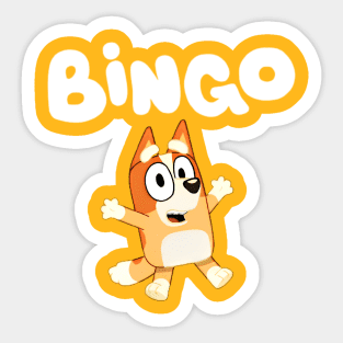 Kira Sticker With Bingo Bluey S For Kids, Bluey S Party Favors ...