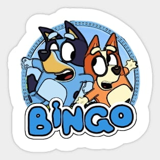 Kira Sticker With Bingo-Bluey-T-Shirt Bluey S For Kids, Bluey S Party ...