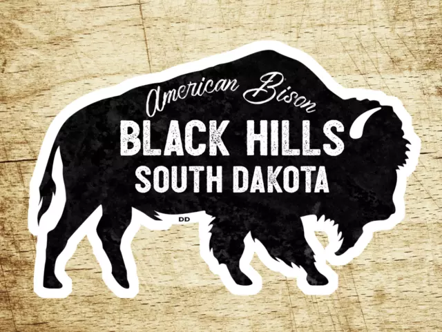 Kira Sticker With Black Hills Bison Decal South Dakota Buffalo ...