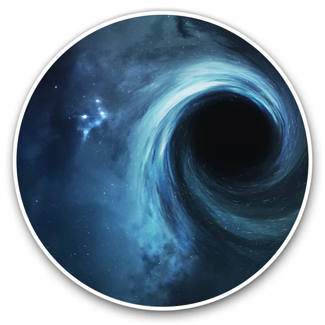 Kira Sticker With Black Hole Space Solar System Art Cool Gift ...