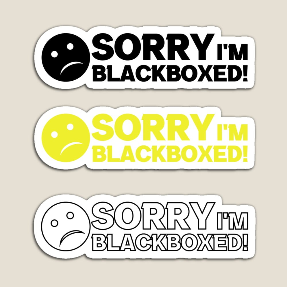 Kira Sticker With I'M Blackboxed | Funny Car | Fitted Young New Driver ...