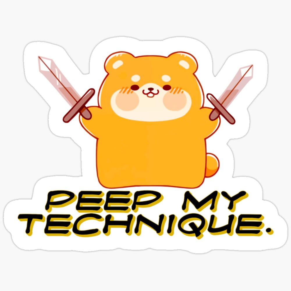 Kira Sticker - Bladey Meowster - Peep My Technique Gift For You - Phone ...