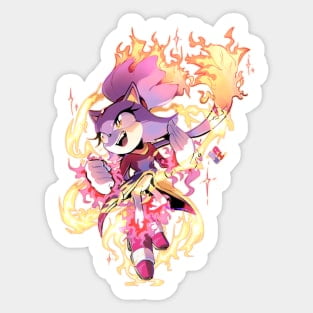 Kira Sticker With Blaze Sticker & Sonic, Sonic Team, Sonicthehedgehog ...