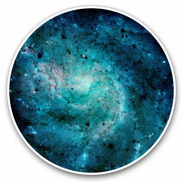 Kira Sticker With Blue Nebula Solar System Galaxy Cool Gift Decorative ...