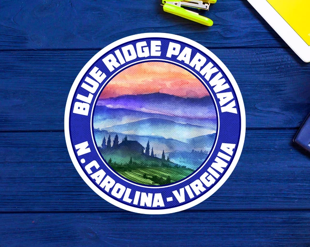 Kira Sticker With Blue Ridge Parkway Decal North Carolina Virginia ...