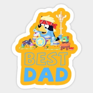 Kira Sticker With Bluey Best Dad Matching Family Bluey S For Kids ...