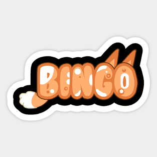 Kira Sticker With Bluey Bingo Logo Bluey S For Kids, Bluey S Party ...