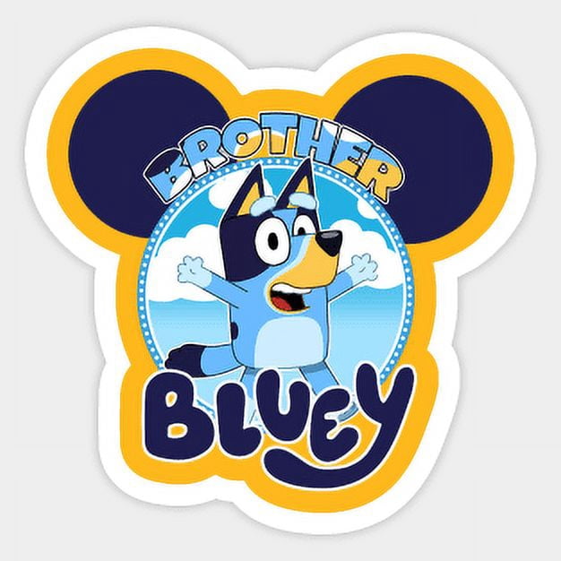 Kira Sticker With Bluey And Bingo Mum Family Birthday Bluey S For Kids ...