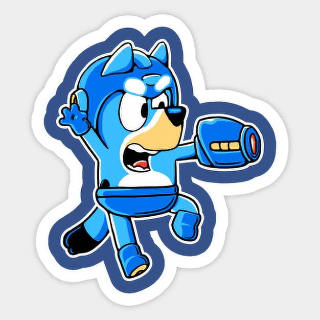 Kira Sticker With Bluey Bomber Bluey S For Kids, Bluey S Party Favors ...