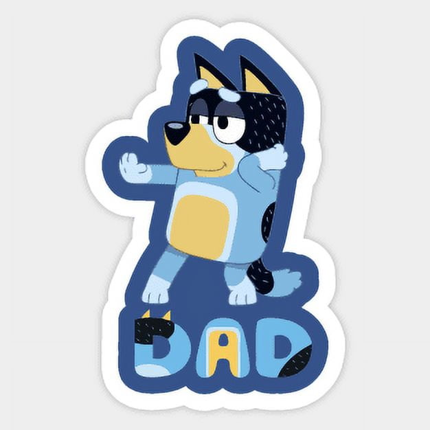 Kira Sticker With Bluey Dad Exclusive Bluey S For Kids, Bluey S Party ...