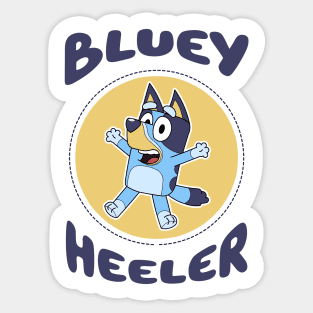 Kira Sticker With Bluey Heeler Bluey S For Kids, Bluey S Party Favors ...