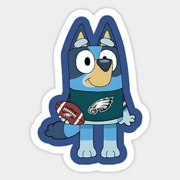 Kira Sticker With Bluey Philadelphia Ea.Gles Football Bluey S For Kids ...