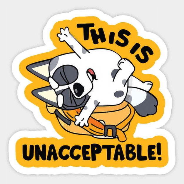Kira Sticker With Bluey This Is Unacceptable Bluey Cute Bluey S For ...
