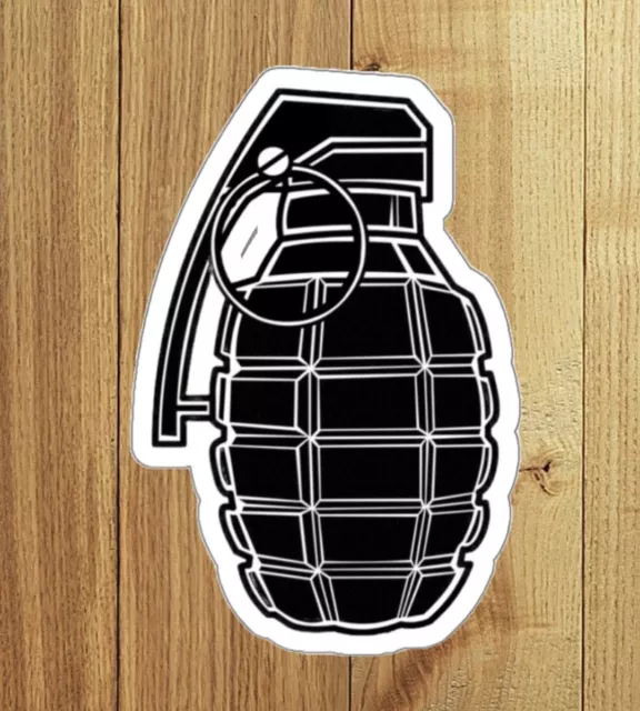 Kira Sticker With Bold Logo Classic Traditional Military Pineapple Hand ...