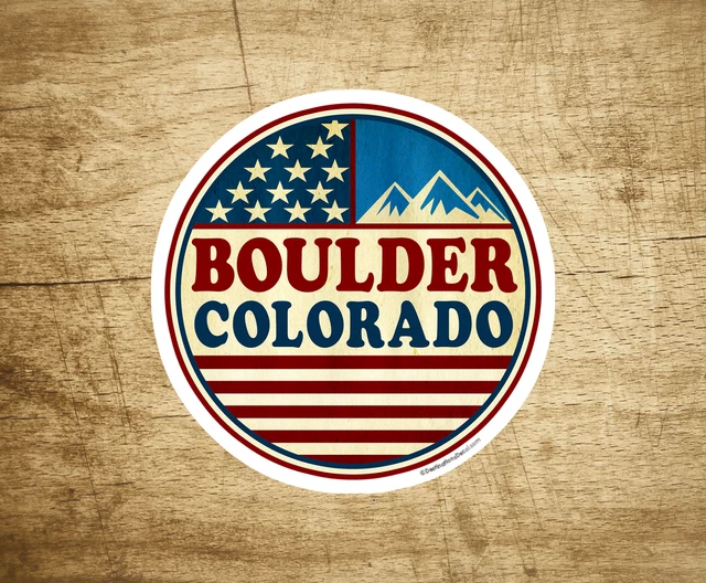 Kira Sticker With Boulder Colorado Decal Mountains Climbing Hiking ...