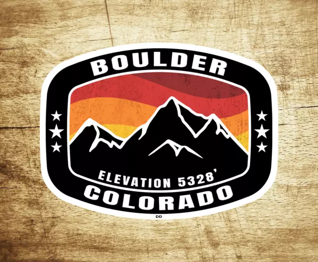 Kira Sticker With Boulder Colorado Decal Rocky Mountains Decorative ...
