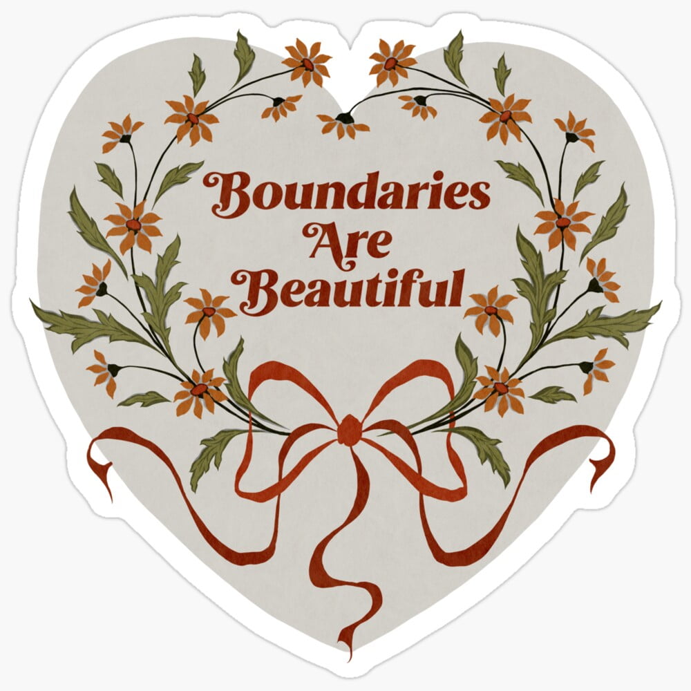 Kira Sticker - Boundaries Are Beautiful Gift For You - Phone Stickers ...