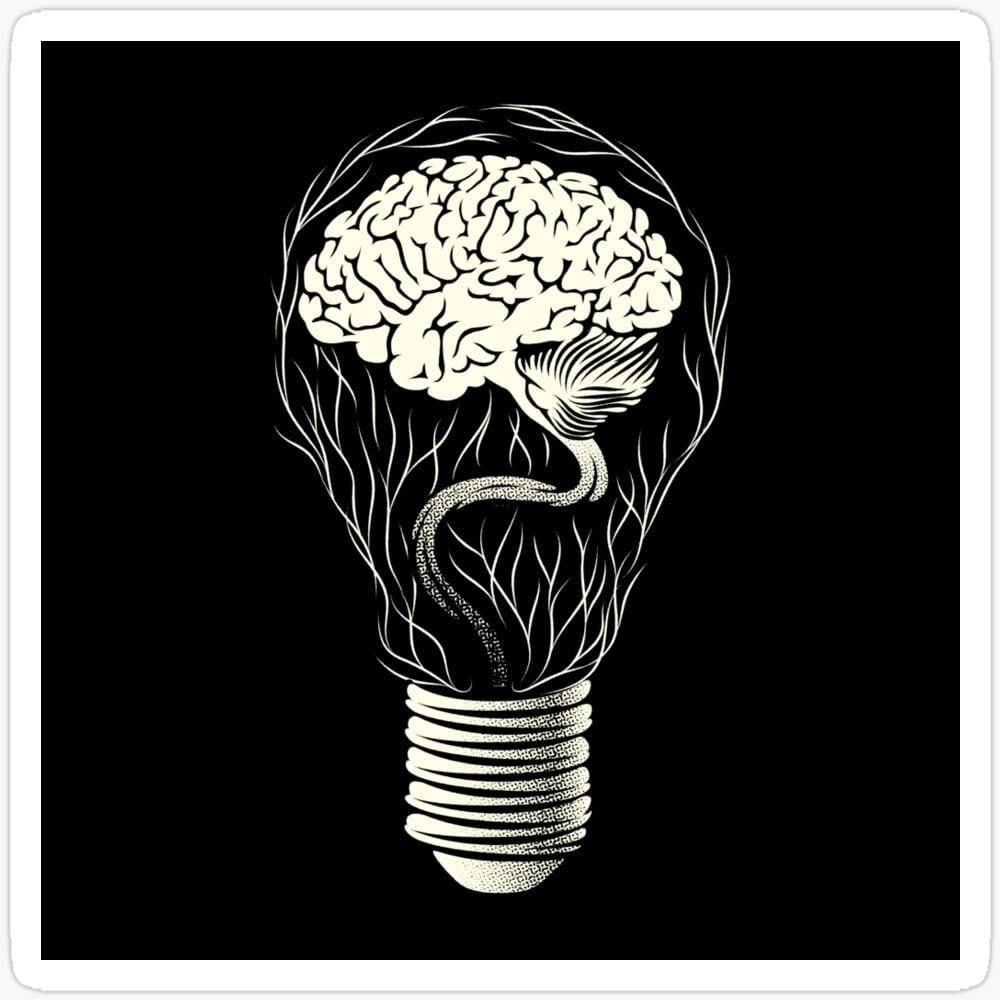 Kira Sticker - Brain Enlightenment Nervous System Sticker - Walmart.com