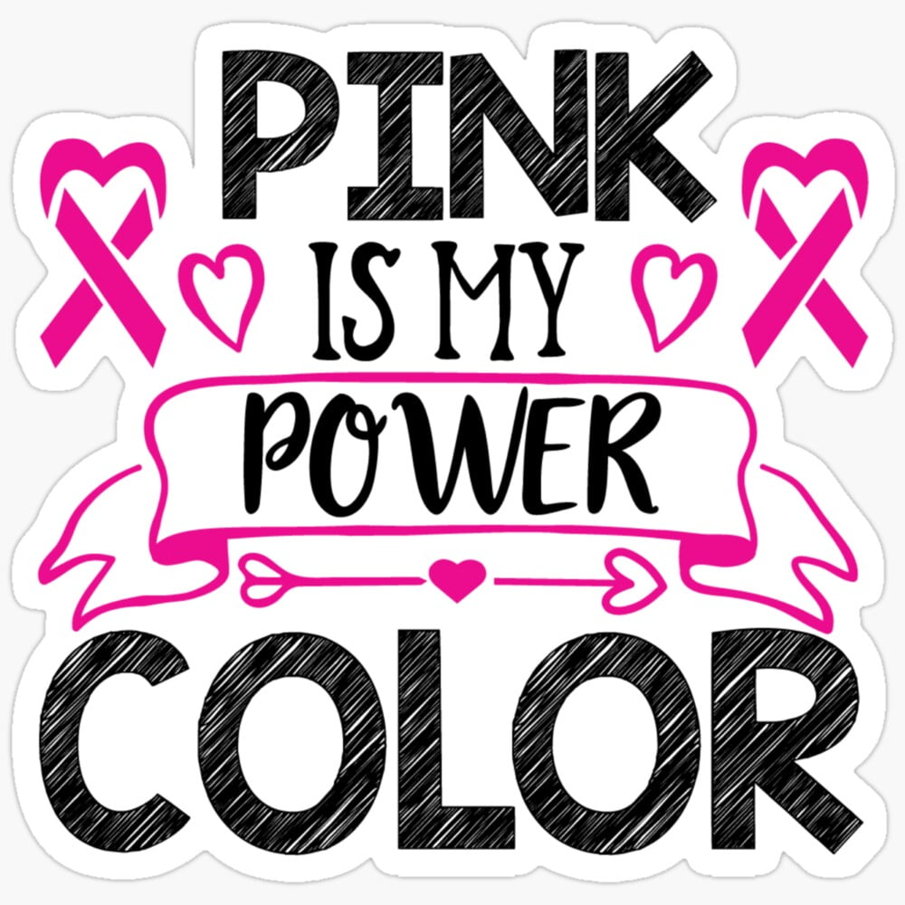 Kira Sticker - Breast Cancer Awareness Pink Ribbon Support Fight ...