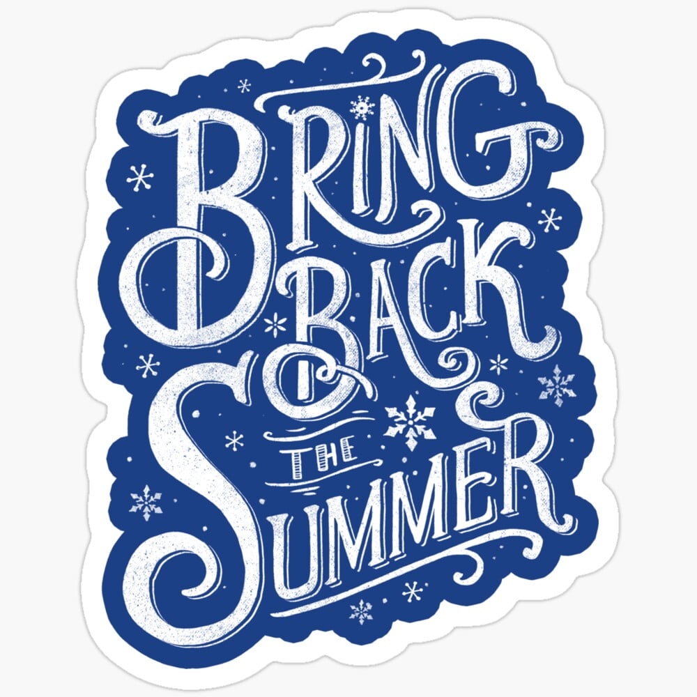 Kira Sticker - Bring Back The Summer Sticker - Walmart.com