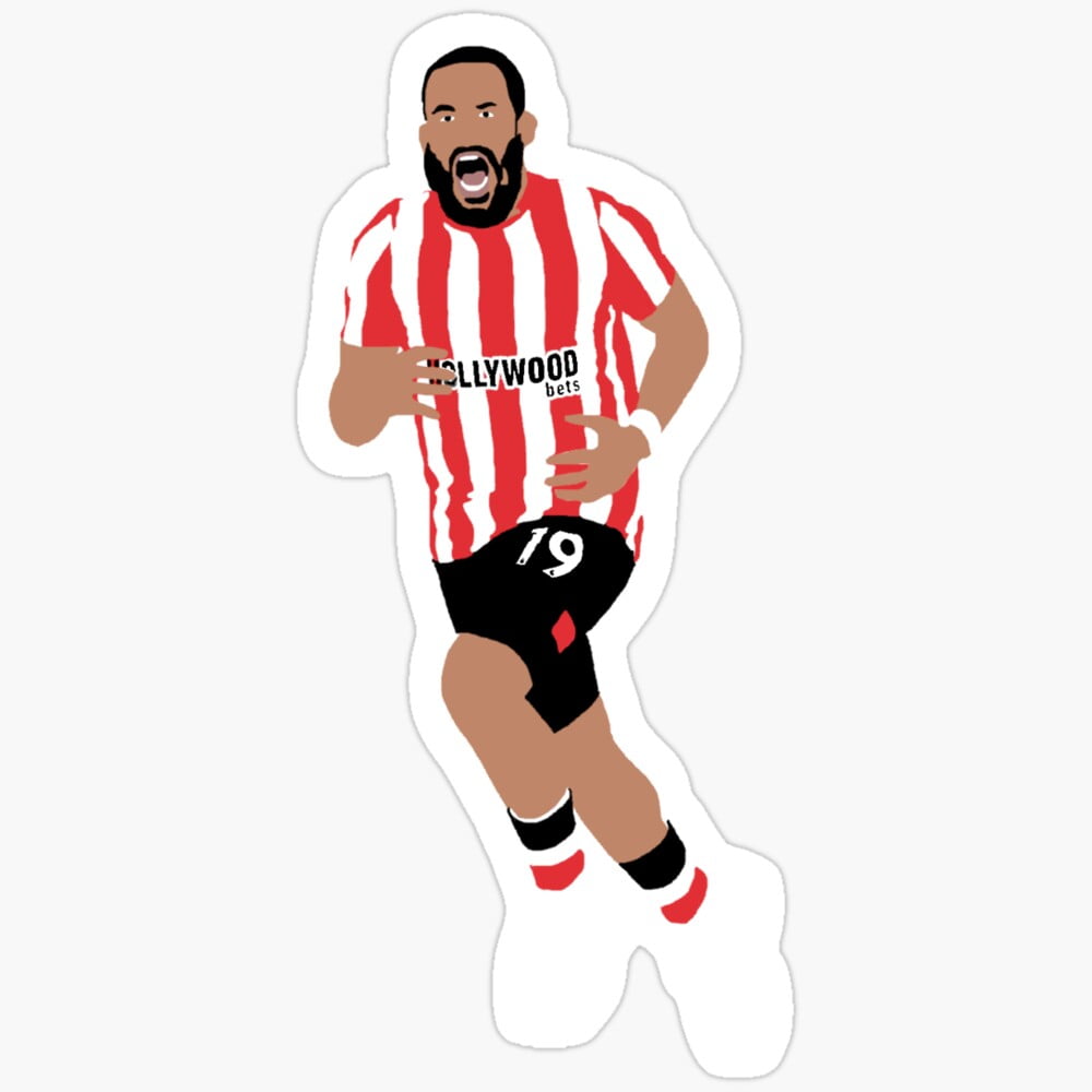 Kira Sticker - Bryan Mbeumo - Brentford Gift For You - Phone Stickers ...