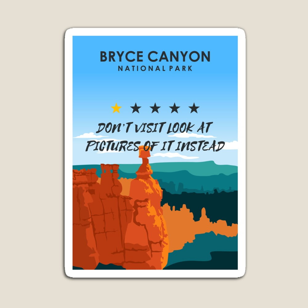 Kira Sticker With Bryce Canyon National Park Subpar National Park One ...