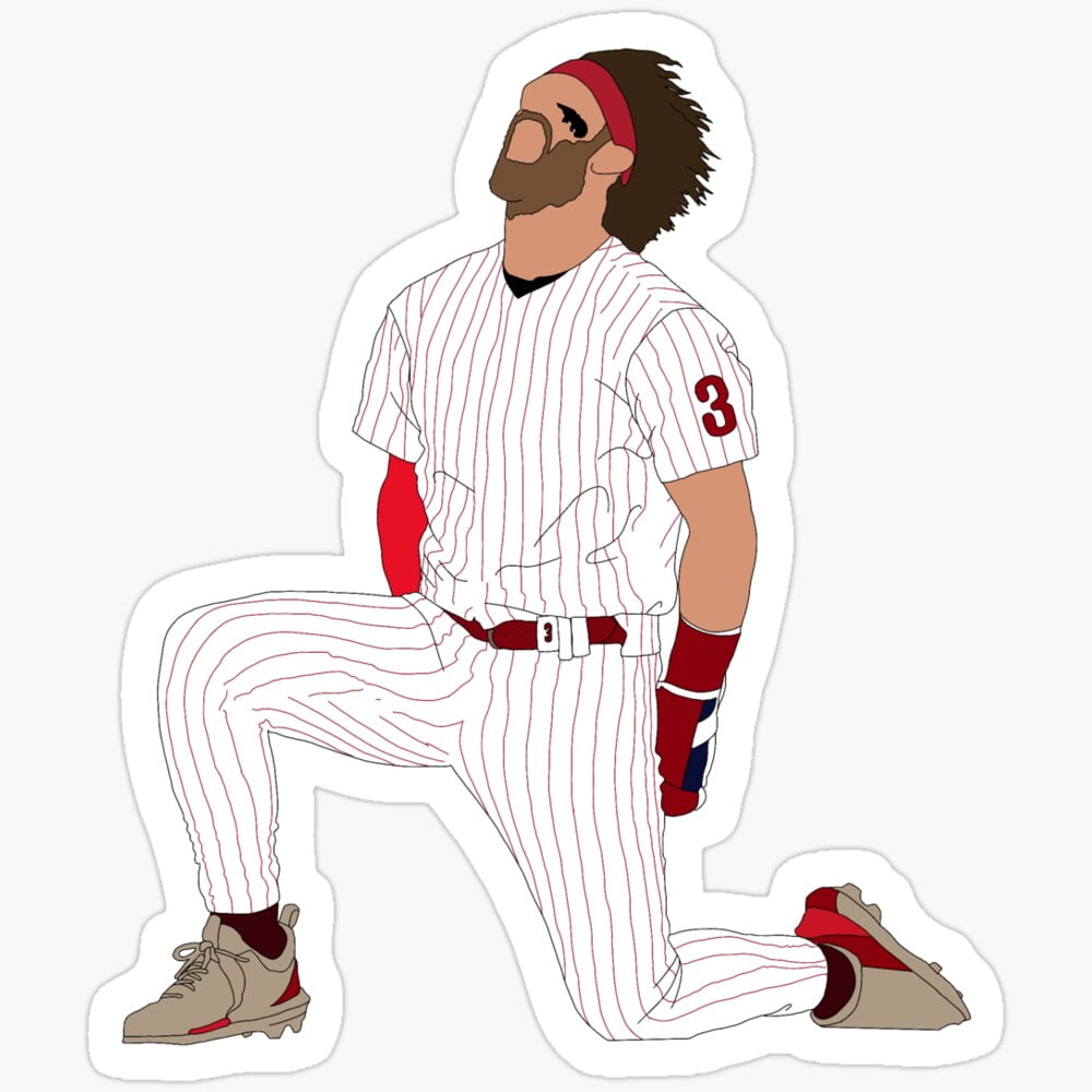 Kira Sticker - Bryce Harper - Phone Stickers, Waterproof Decals Water ...