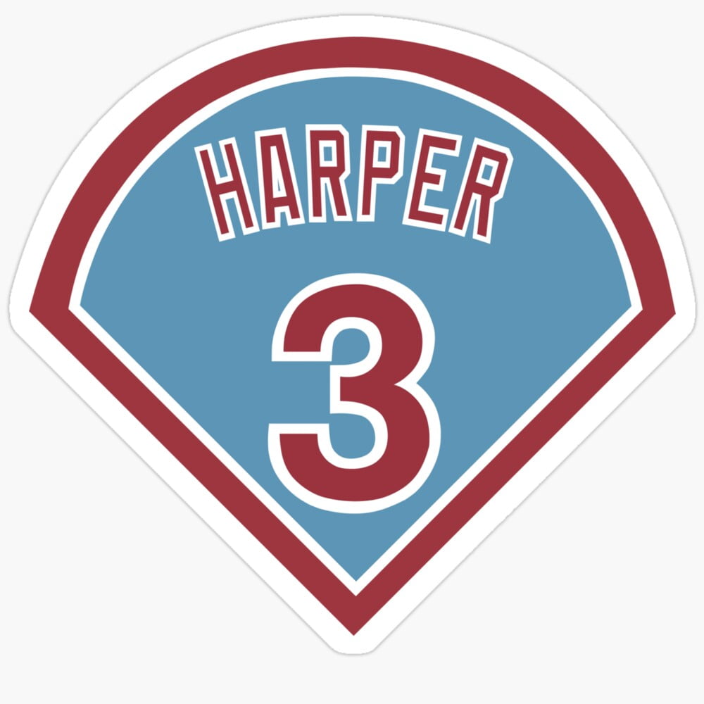 Kira Sticker - Bryce Harper Throwback - Phone Stickers, Waterproof ...
