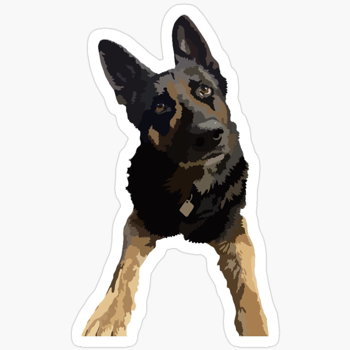 Kira Sticker - Bub- A Self Portrait Sticker, Funny Waterproof Decal For ...