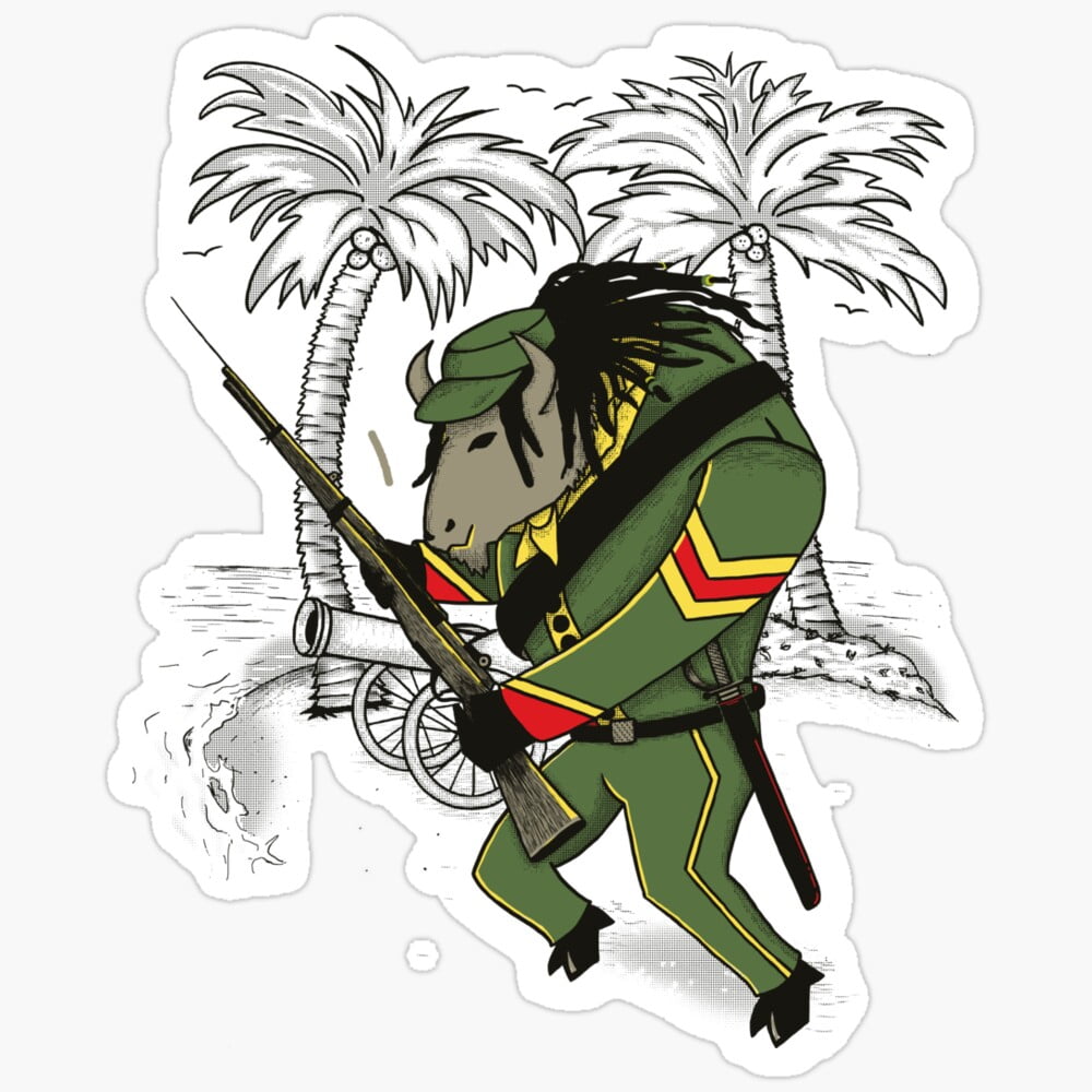 Kira Sticker - Buffalo Soldier Gift For You - Phone Stickers ...