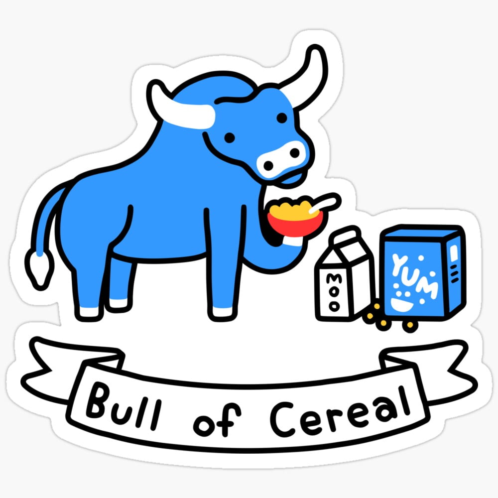 Kira Sticker - Bull Of Cereal Sticker - Walmart.com