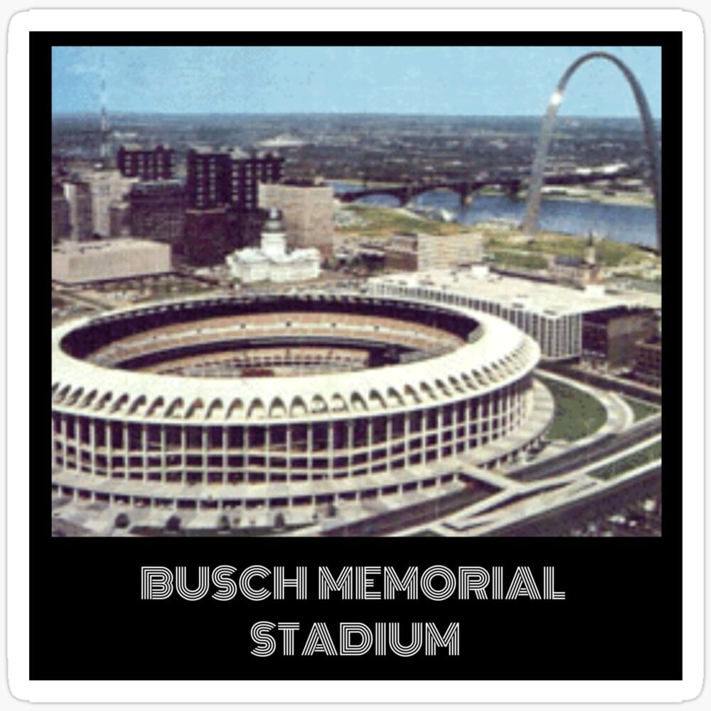 Kira Sticker - Busch Memorial Stadium - Phone Stickers, Waterproof ...