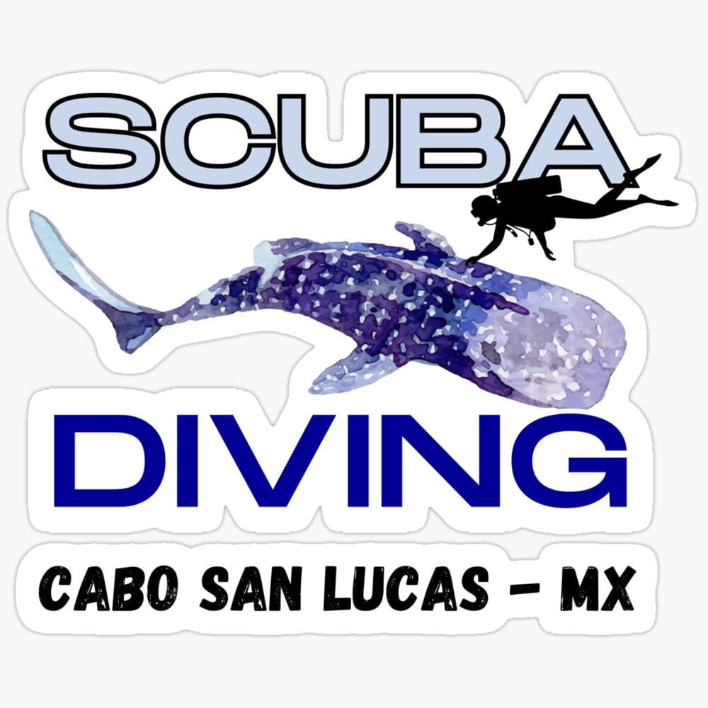Kira Sticker - Cabo San Lucas Mexico Scuba Diving - Whale Sark Gift For ...