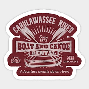 Kira Sticker With Cahulawassee River Boat And Canoe Rental Decorative ...
