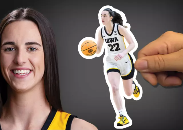 Kira Sticker With Caitlin C., College Decal Basketball For Car Window ...