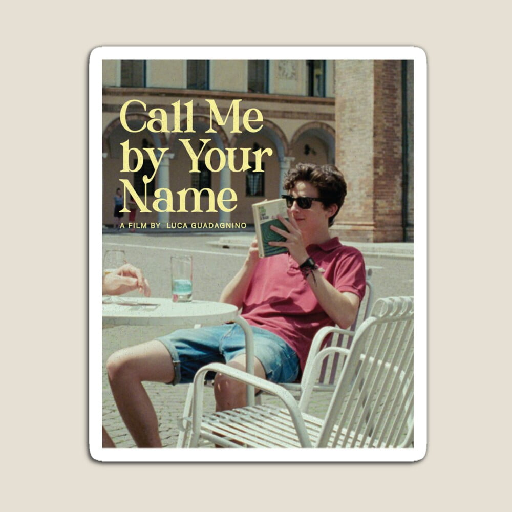 Kira Sticker With Call Me By Your Name Movie Poster Sticker Decorative ...
