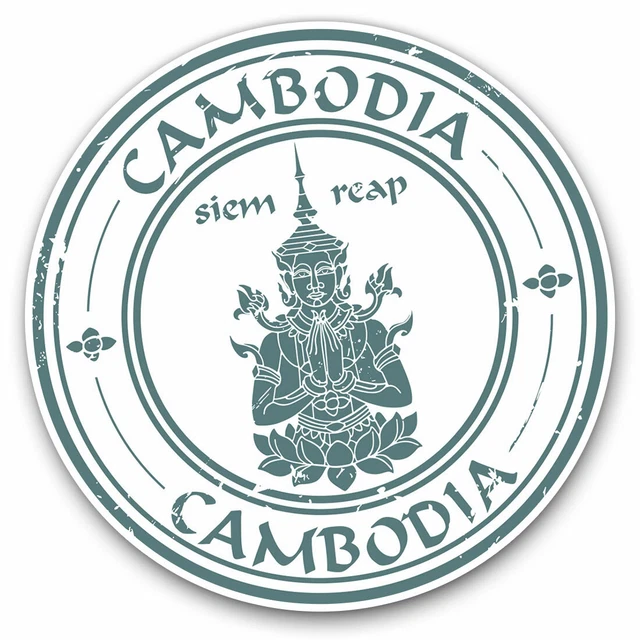 Kira Sticker With Cambodia Phnom Penh Temple Travel Cool Gift ...
