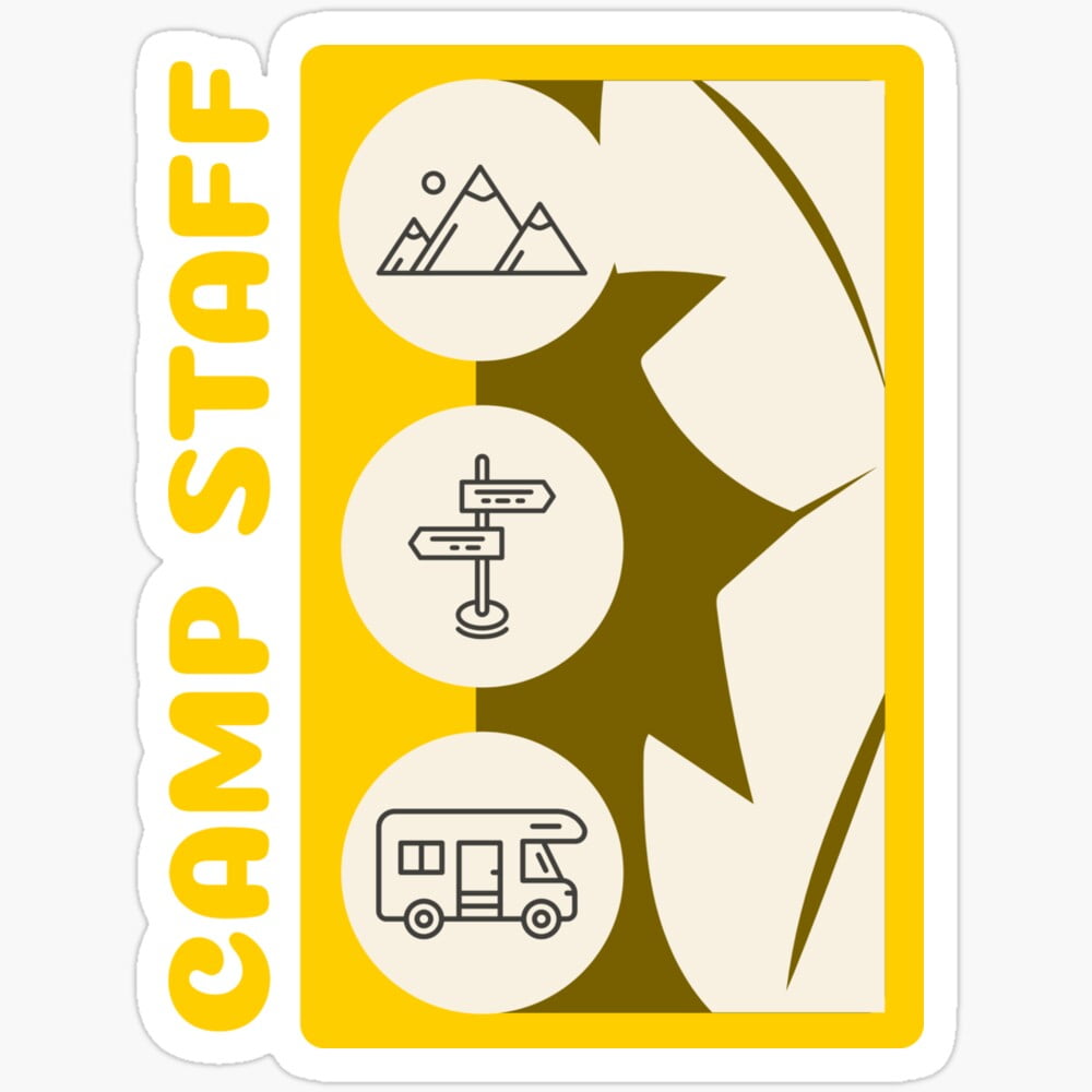 Kira Sticker - Camp Staff Gift For You - Phone Stickers, Waterproof ...