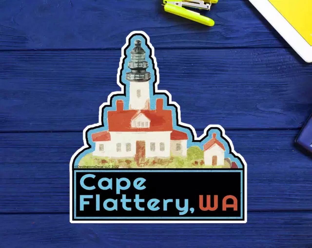 Kira Sticker With Cape Flattery Washington Decal Lighthouse Olympic ...