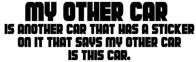 Kira Sticker With My Other Car Parody Political Helmet Decorative ...