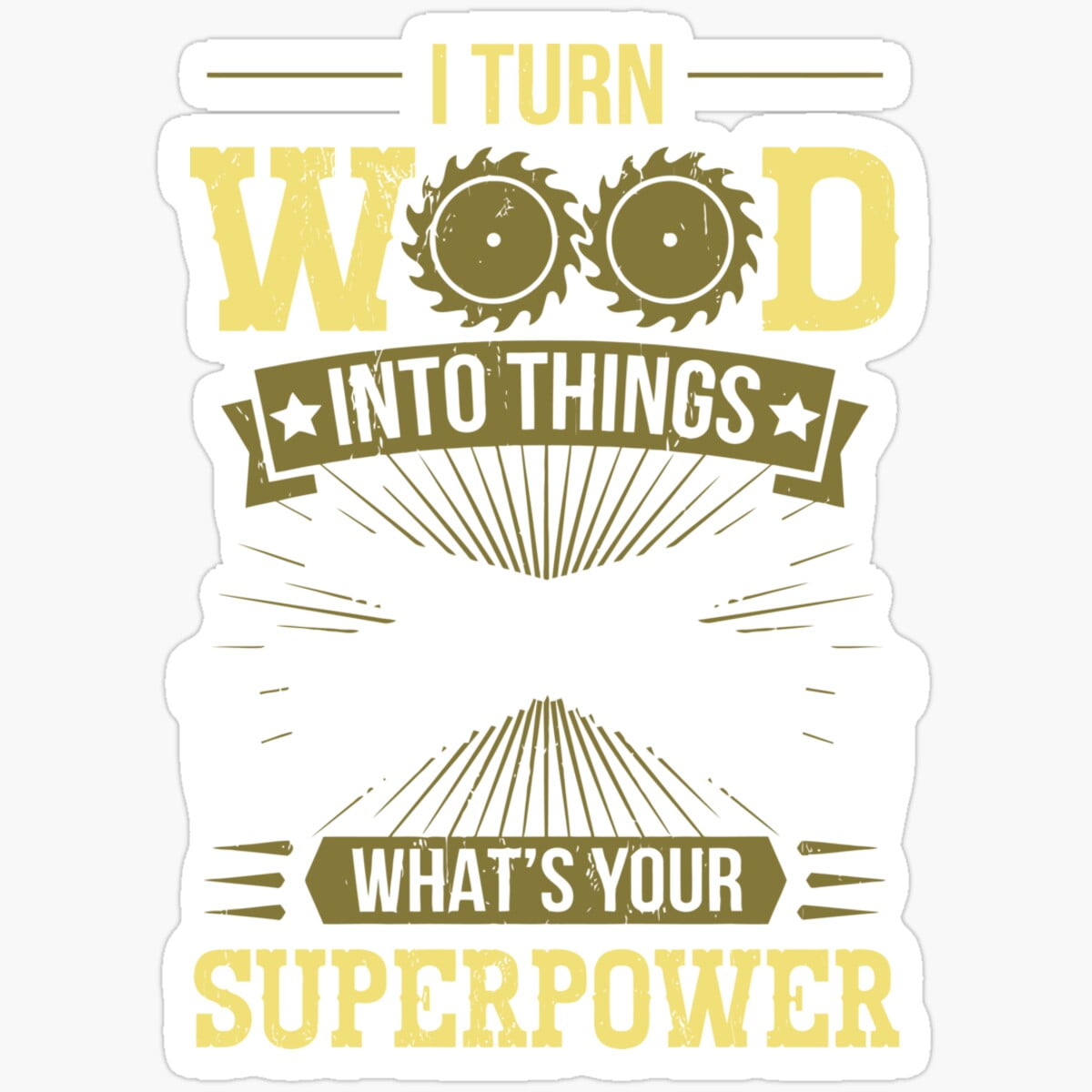 Kira Sticker - Carpenter Funny Quotes Sticker, Funny Waterproof Decal ...