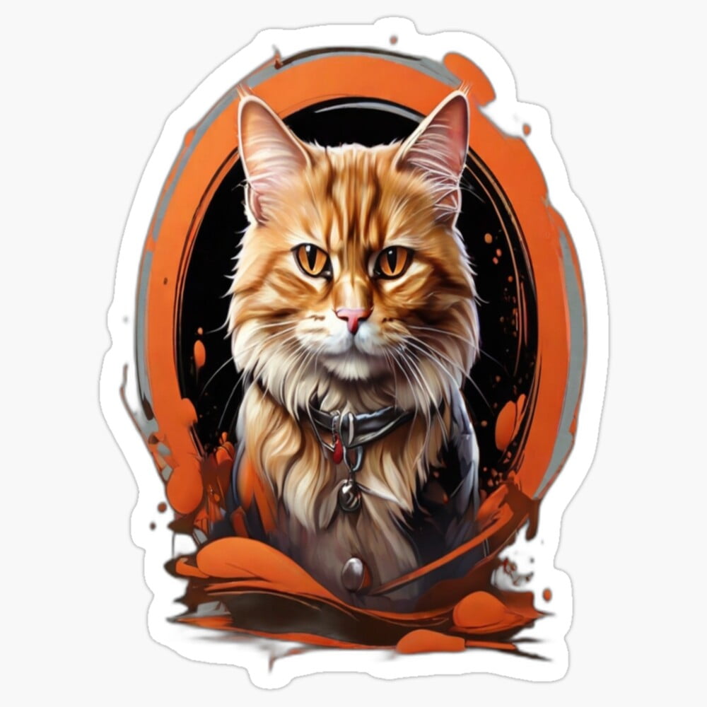 Kira Sticker - Cat Gift For You - Phone Stickers, Waterproof Decals ...