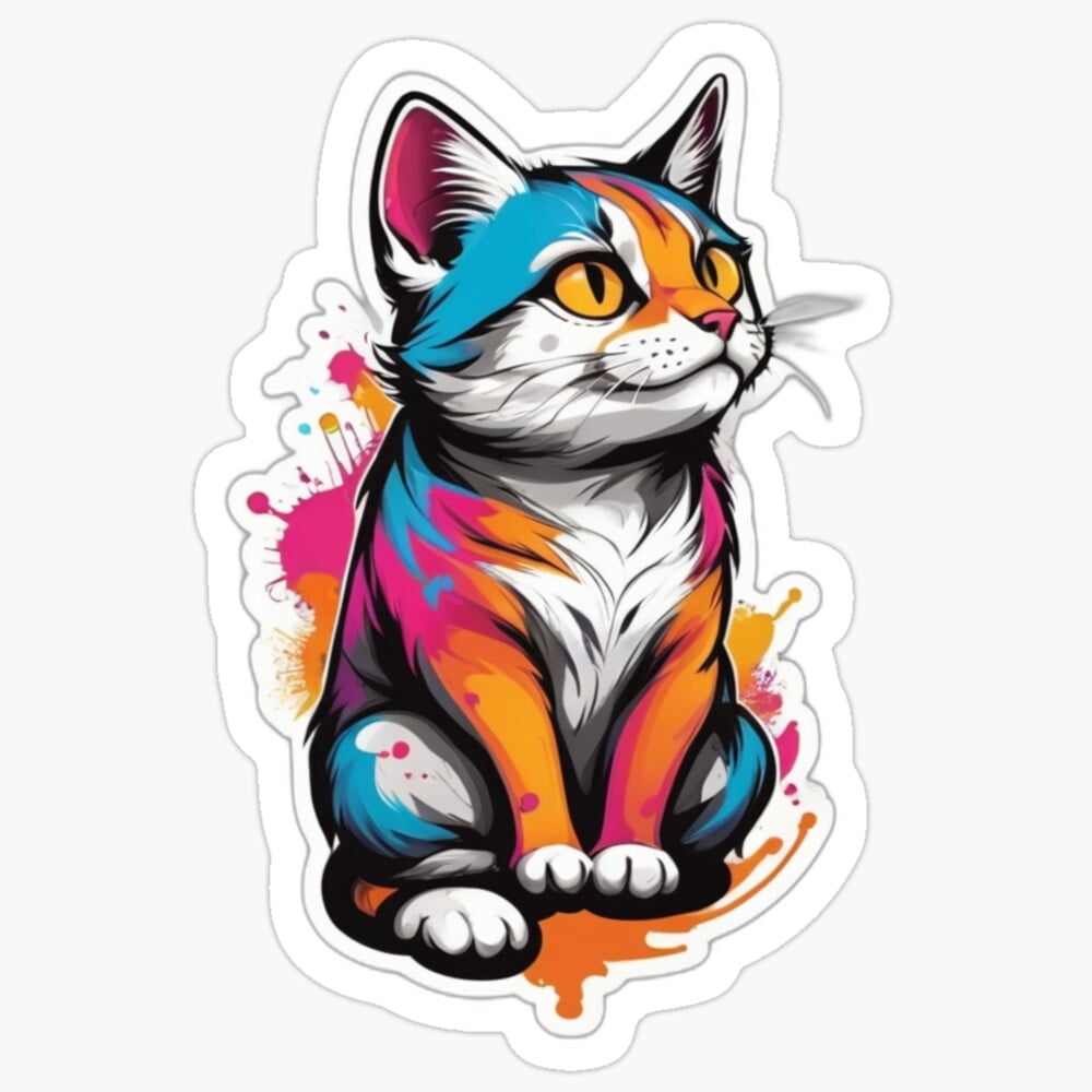 Kira Sticker - Cat Kitten Cute Kitty Cats Gift For You - Phone Stickers ...
