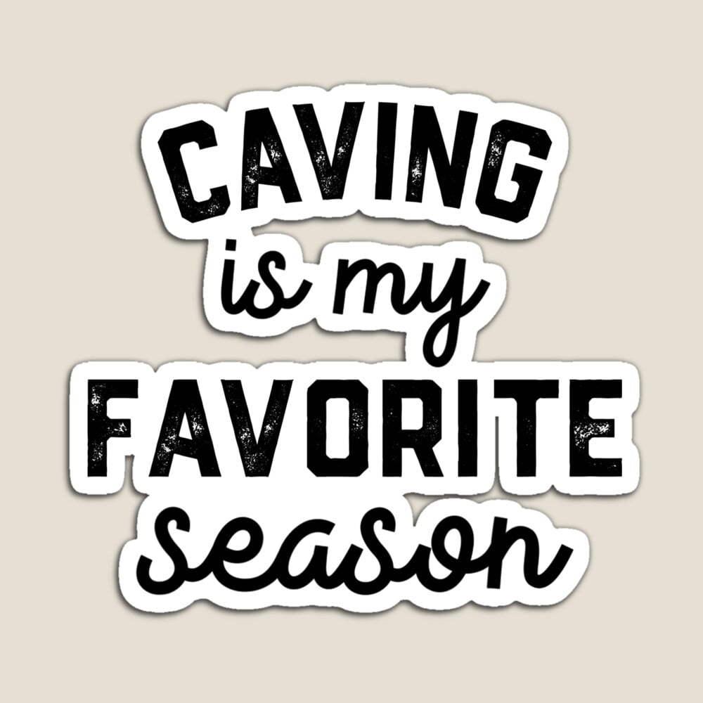 Kira Sticker With Caving Dad Husband Season, Caving Sport Fan, Caving ...