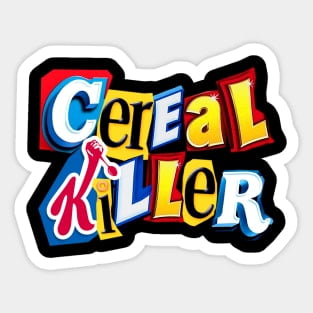 Kira Sticker With Cereal Killer Graphic For The Cereal Lovers In Your ...
