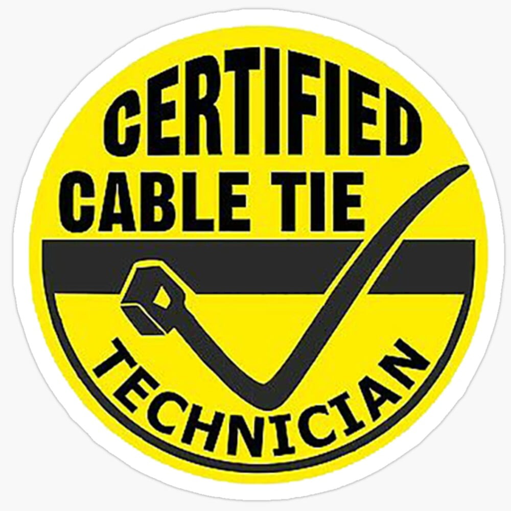 Kira Sticker - Certified Cable Tie Technician Gift For You - Phone ...