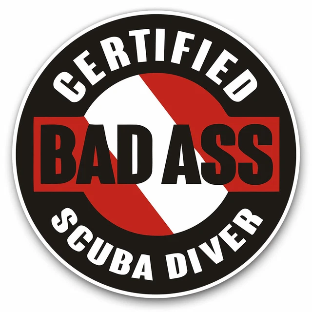 Kira Sticker With Certified Funny Scuba Diver Diving Cool Gift ...