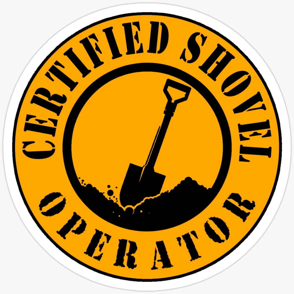 Kira Sticker - Certified Shovel Operator Gift For You - Phone Stickers ...