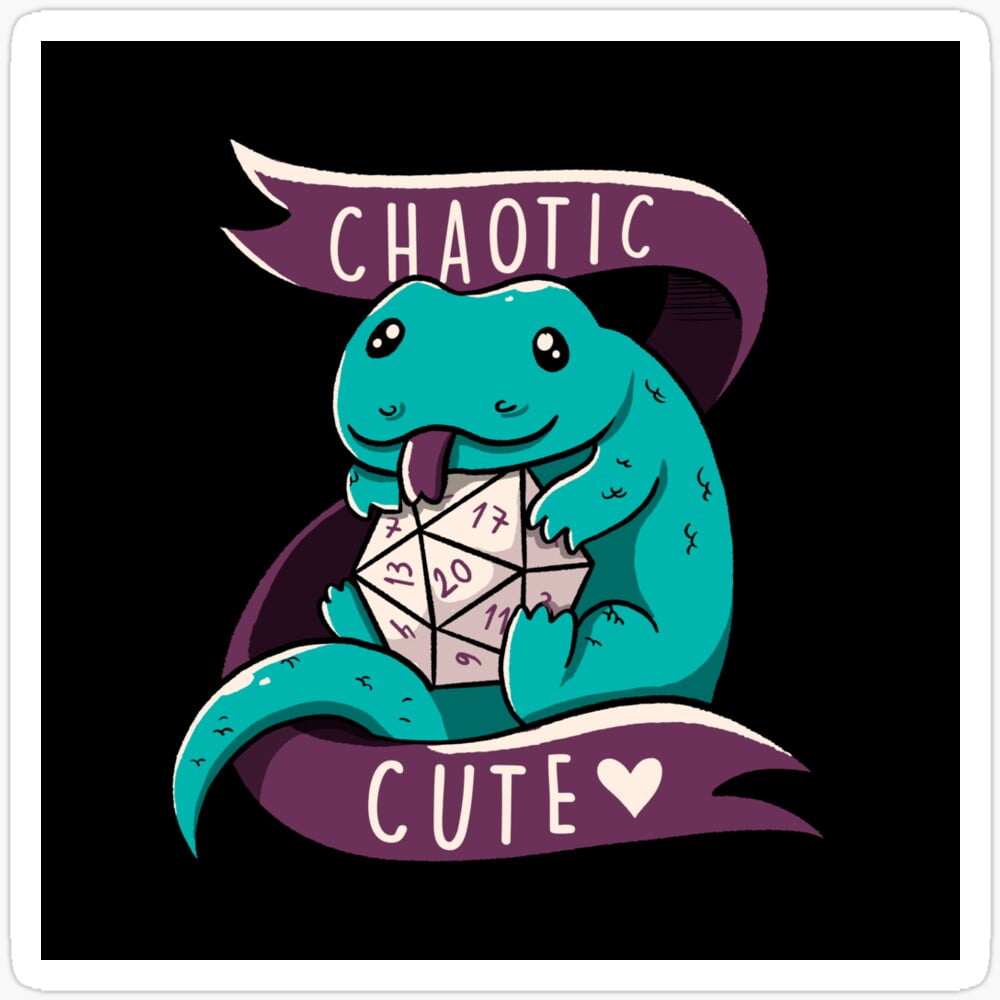 Kira Sticker - Chaotic Cute Rpg Dragon Perfect Gift for everyone ...